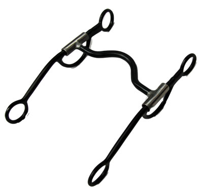 Black steel grazer bit 5" - thehoovesgroup